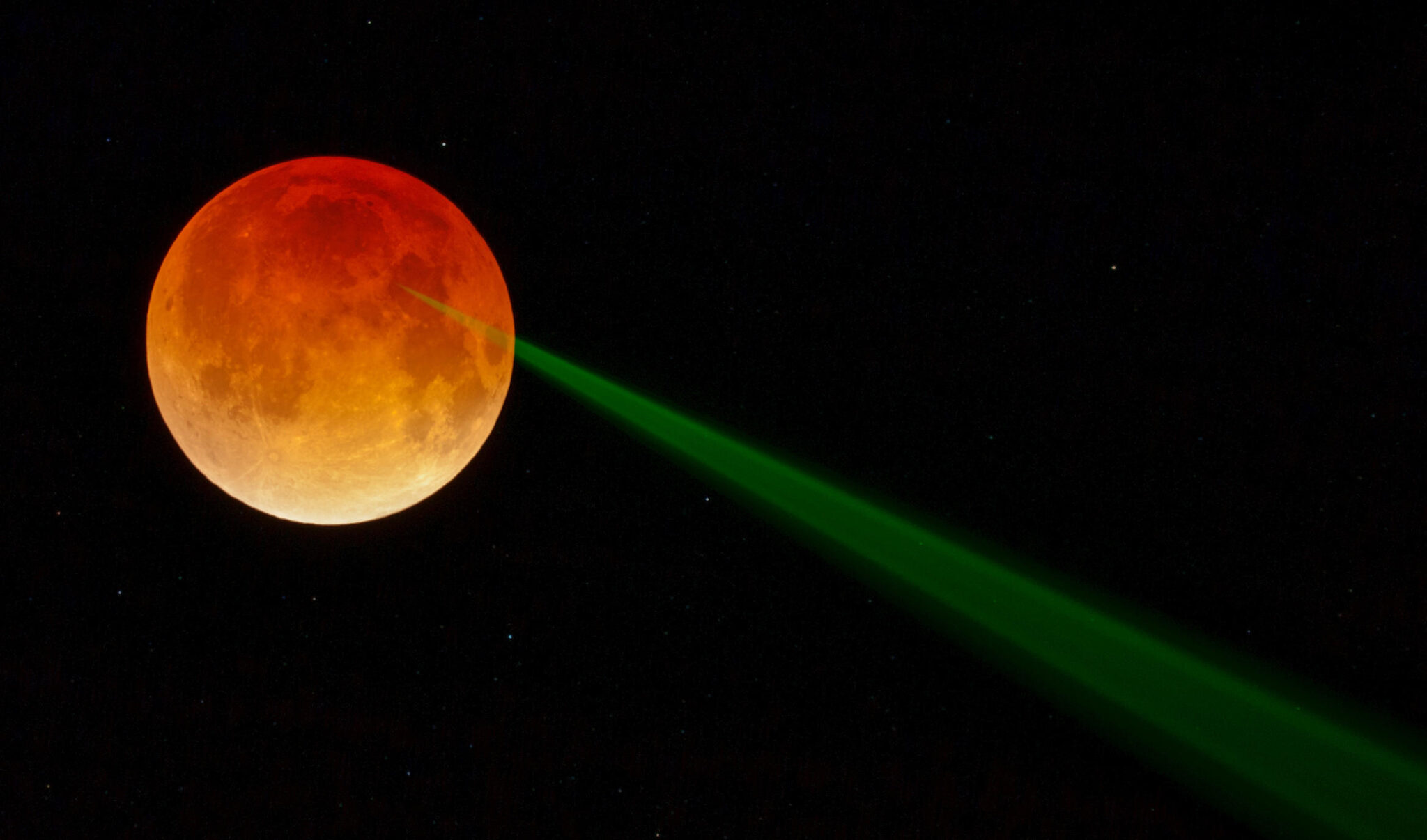 In 1962 a laser beam is successfully bounced off the moon for the first ...